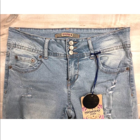Highway Jeans | Jeans | Highway Jeans Denim Skinny Jean Distressed ...